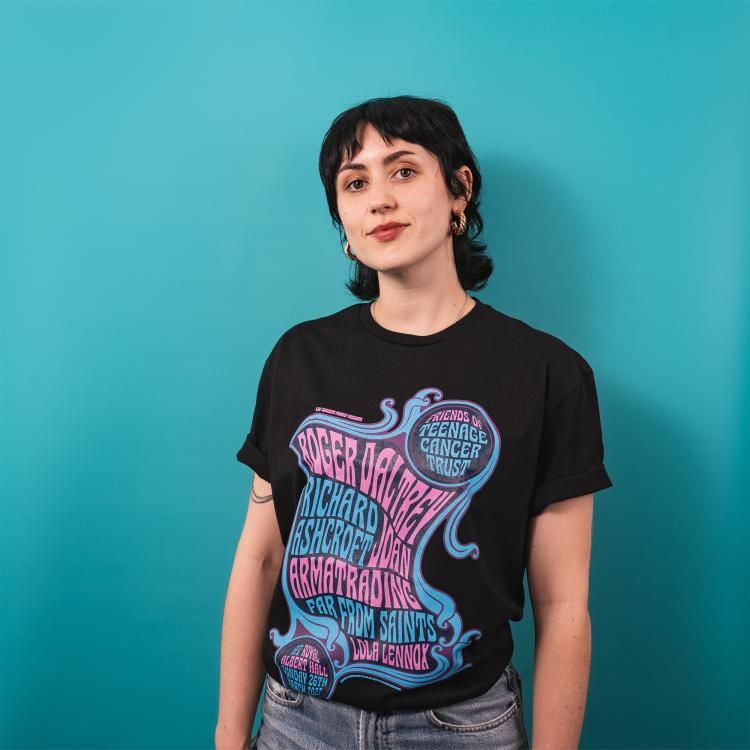 Buy music t-shirts supporting Teenage Cancer Trust | Band t-shirts UK
